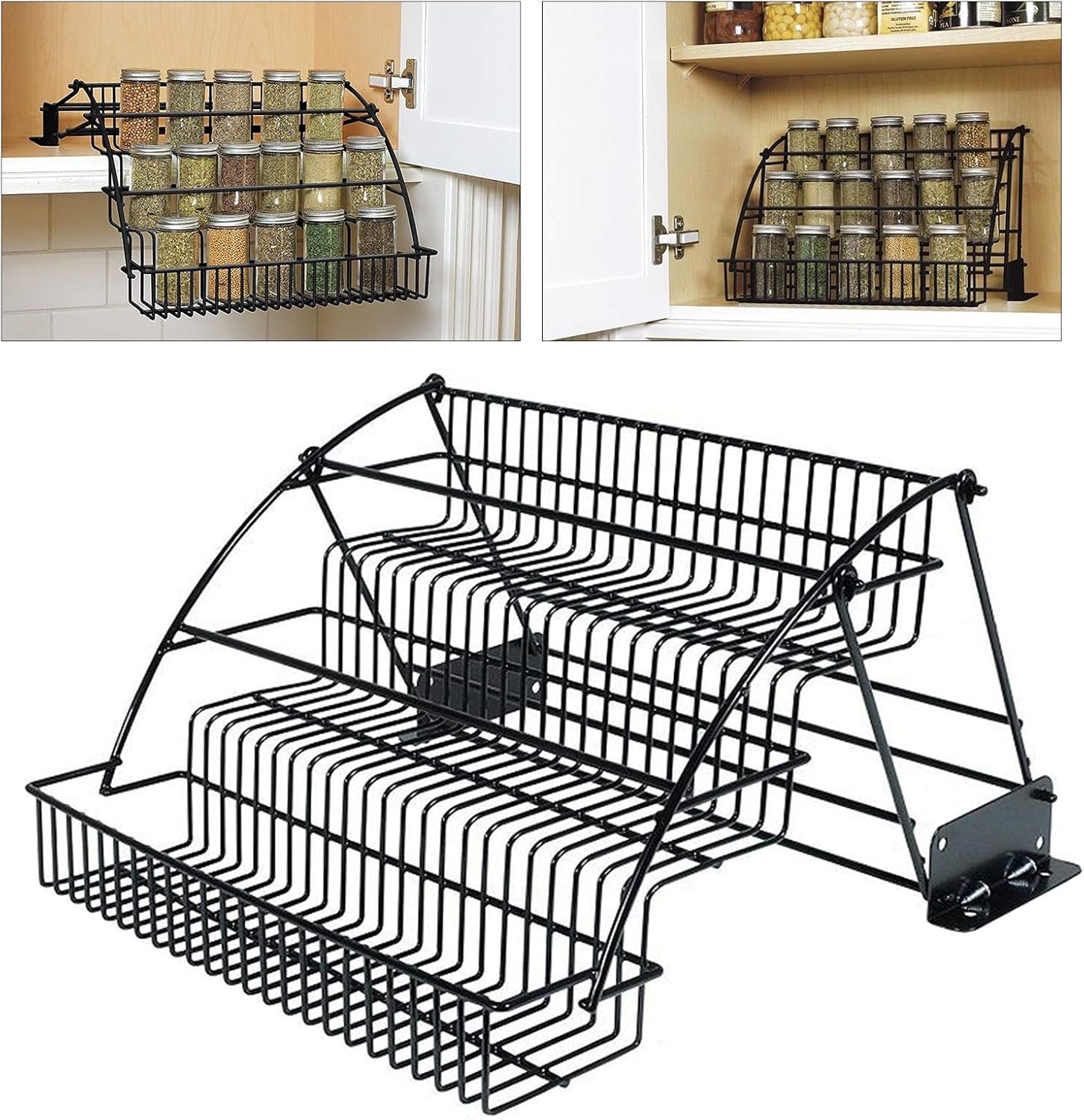 Amazon.com: Gdrasuya10 3-Tier Retractable Pantry Organizer Storage Rack ...