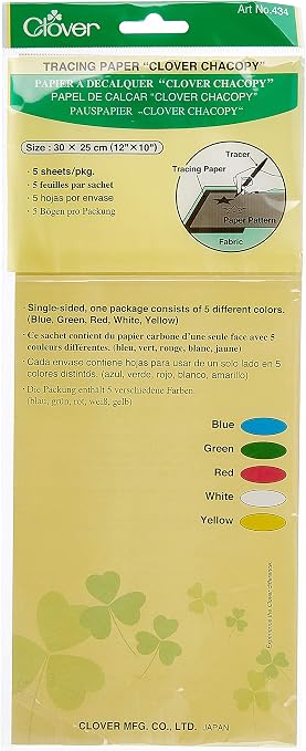 Amazon.com: Clover "Chacopy" Tracing Paper,12.88 x 5.13 x 0.13