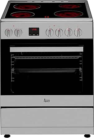 Teka Fs 603 4Ve 60Cm Free Standing Cooker With Vitroceramic Hob And ...