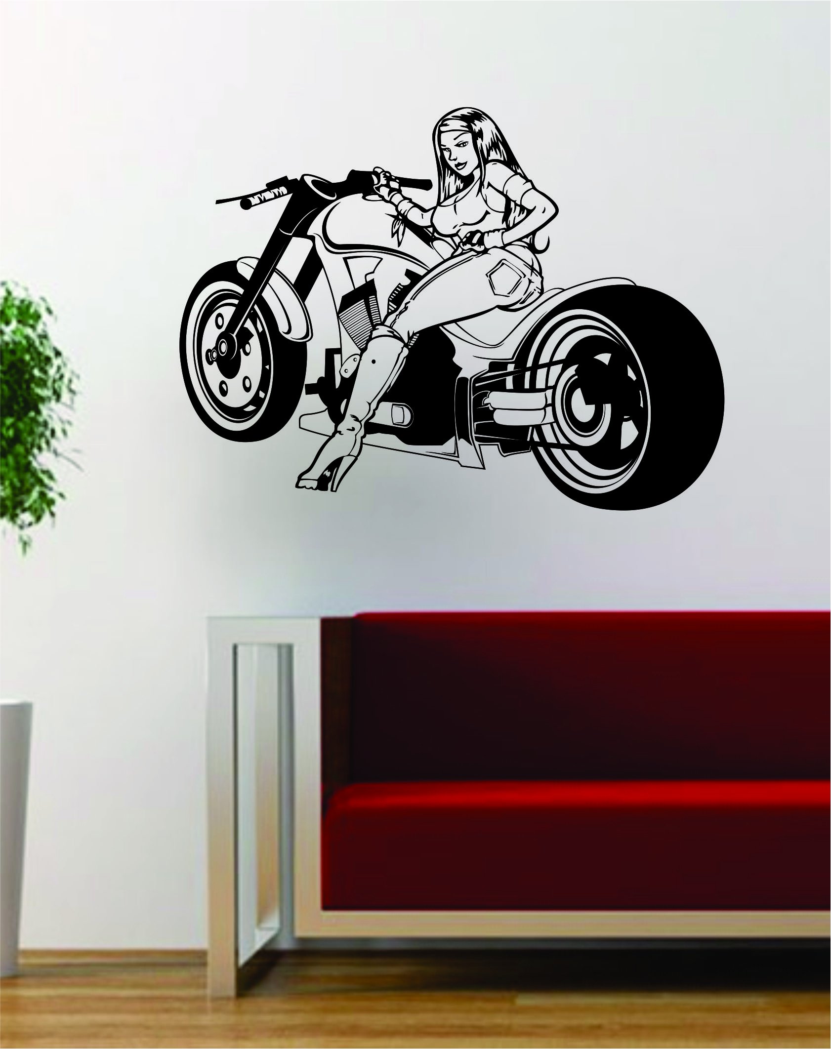 Pin Up Girl Wall Decal High Resolution Photos