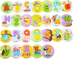 Amazon.com: Exclusivo rompecabezas del alfabeto ABC de Learning Curve ...