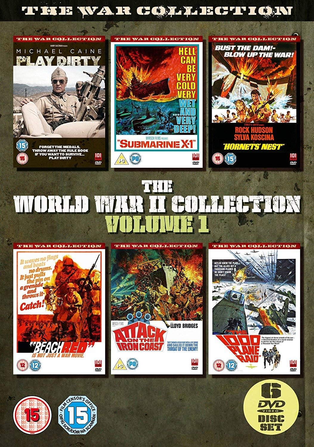 The World War II Collection - Volume 1 [DVD]: Amazon.co.uk: Rock Hudson ...