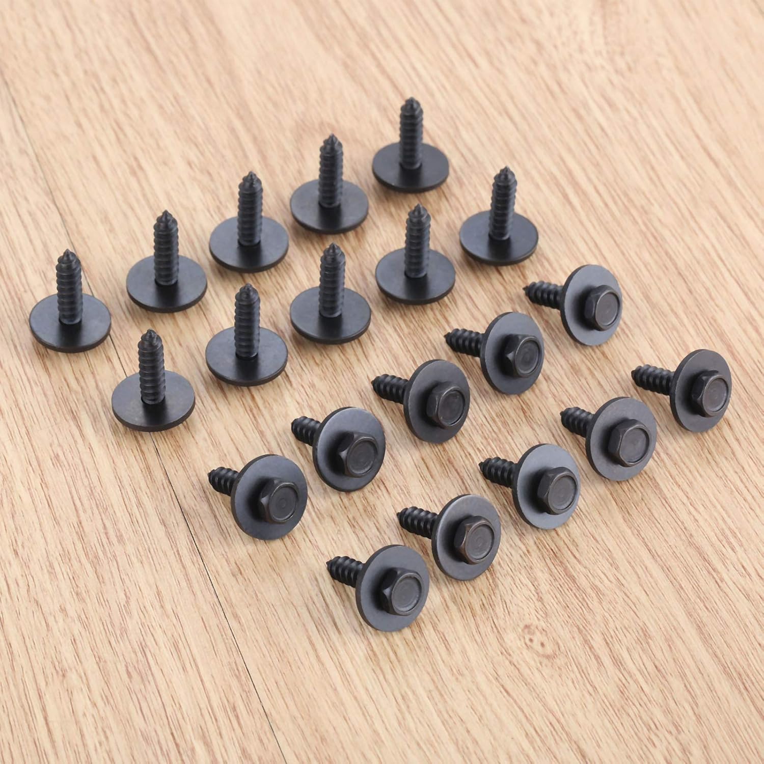 Amazon.com: Fastener & Clip 20Pcs Universal Car Auto Self-Tapping ...
