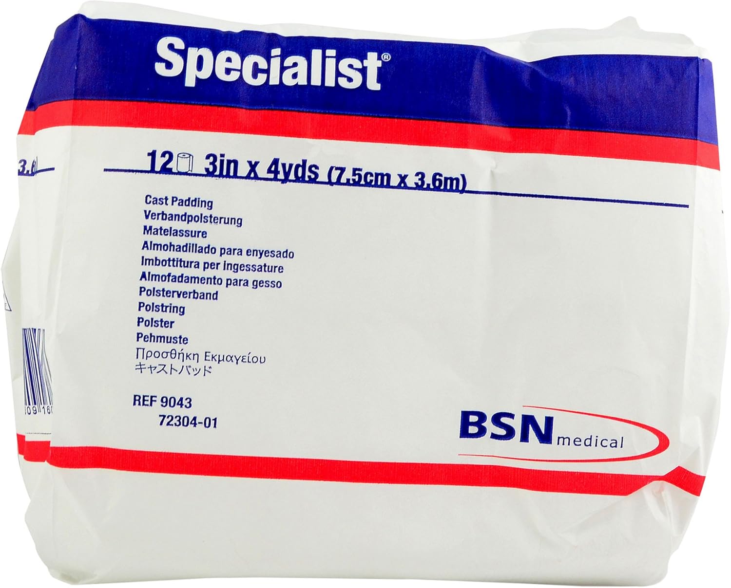 Amazon.com: BSN 9043 3 in. x 4 yard 100 Percentage Cotton Specialist ...