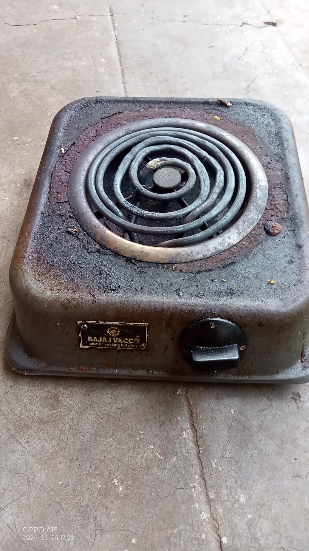 Buy BAJAJ VACCO Radiant Electric Coil HOT Plate 1250 Watt PC W/REG ...