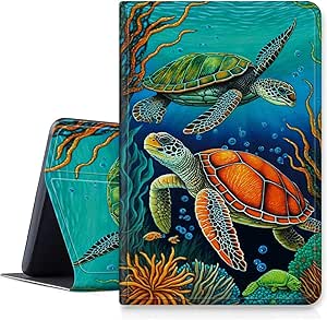 Amazon.com: Turtles Case for All-New Kindle Fire HD 10 Tablet 10.1 ...