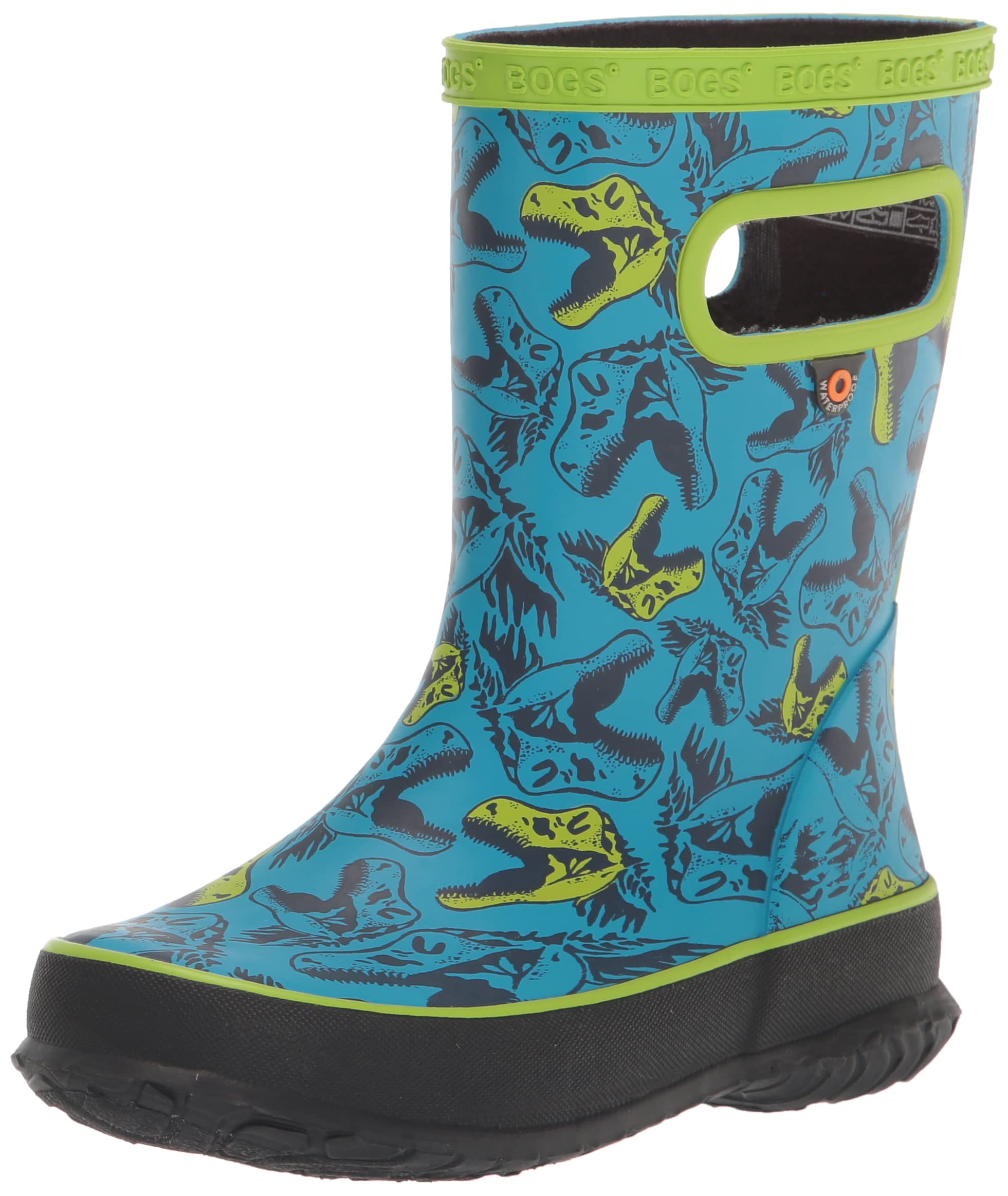 Snapklik.com : Bogs Kids Skipper Waterproof Rubber Rain Boot