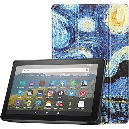 Amazon.com: Fintie Slim Case for Kindle Fire HD 8 & Fire HD 8 Plus ...