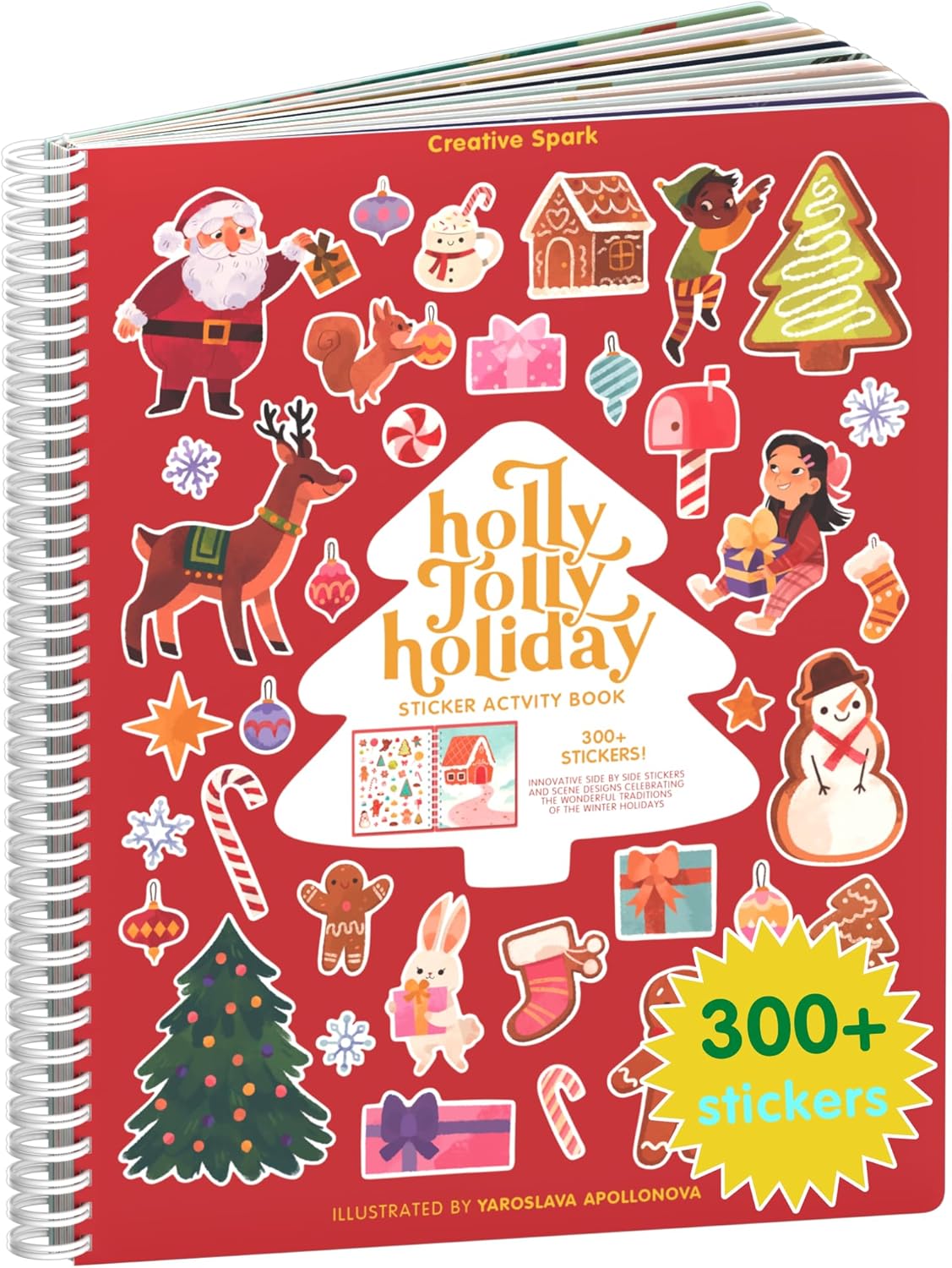 Amazon.com: Holly Jolly Holiday Stickers for Kids by Cupkin, Toddler ...