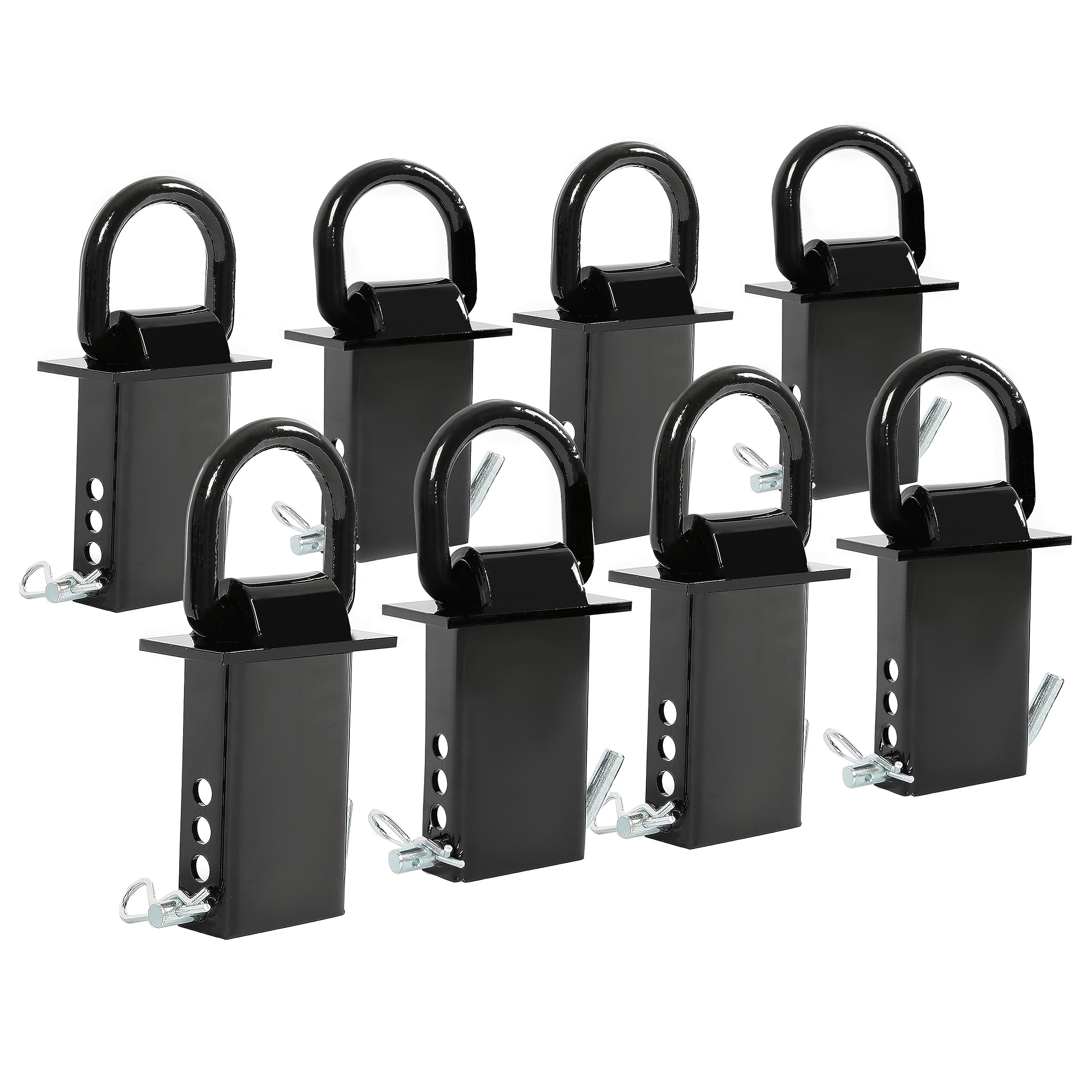 Amazon.com: 8 Pack Heavy Duty Adjustable Trailer Stake Pocket with 1/2 ...