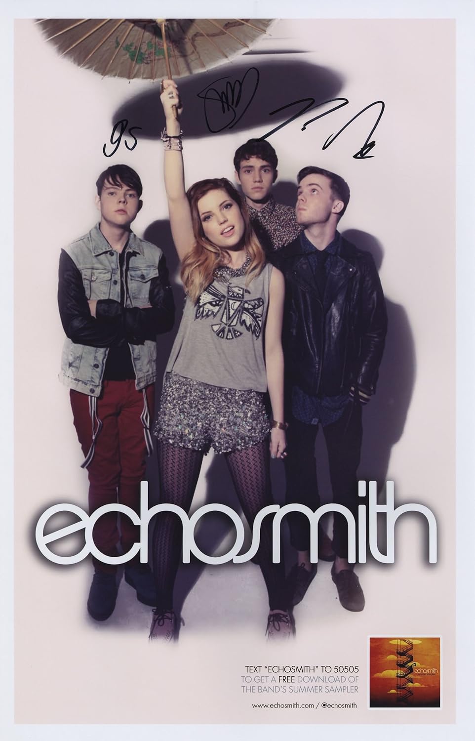 Echosmith - American Indie-Pop Band - Authentic Autographed 11x17 ...