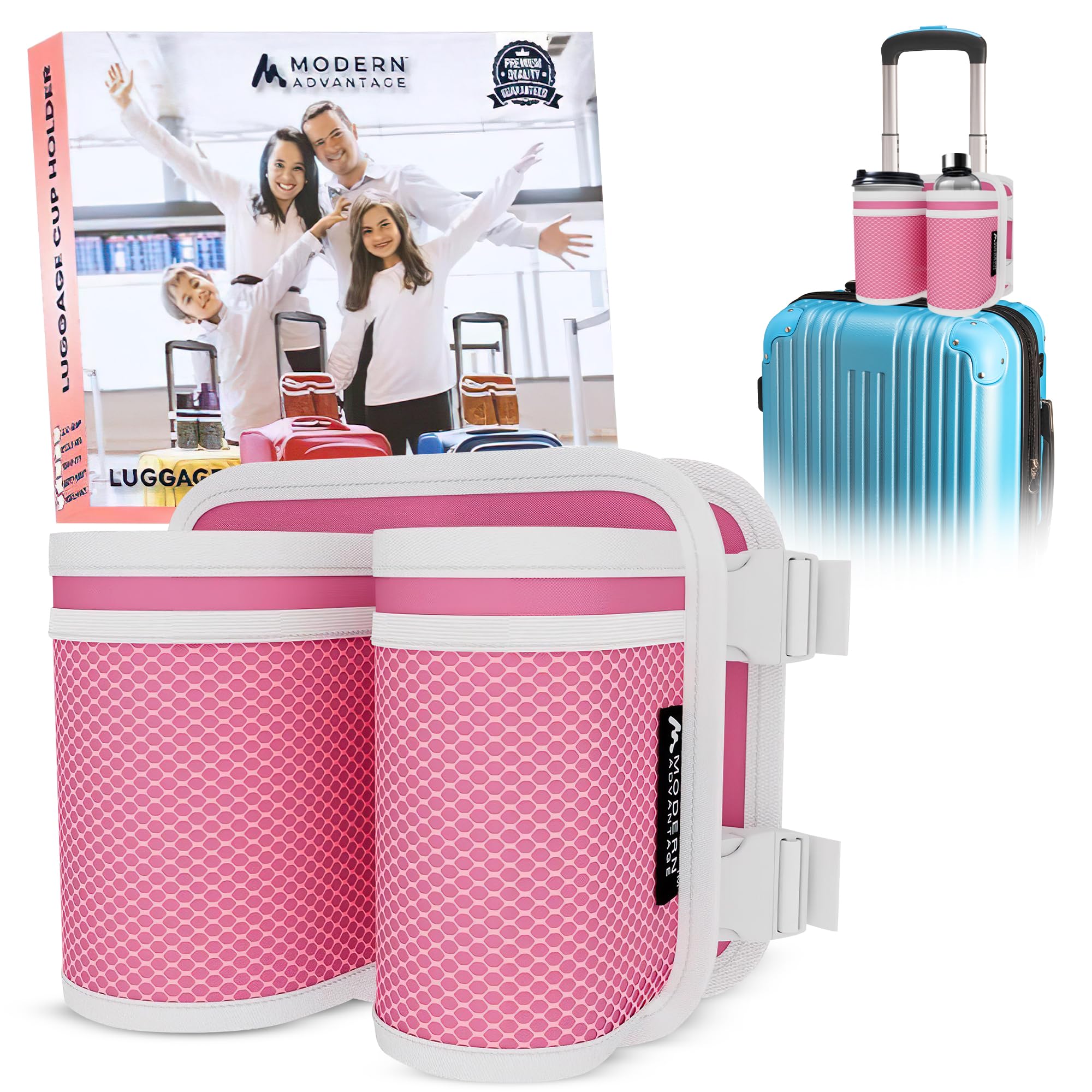 Amazon.com: Luggage Cup Holder Suitcase Attachment: Universal Drink and ...