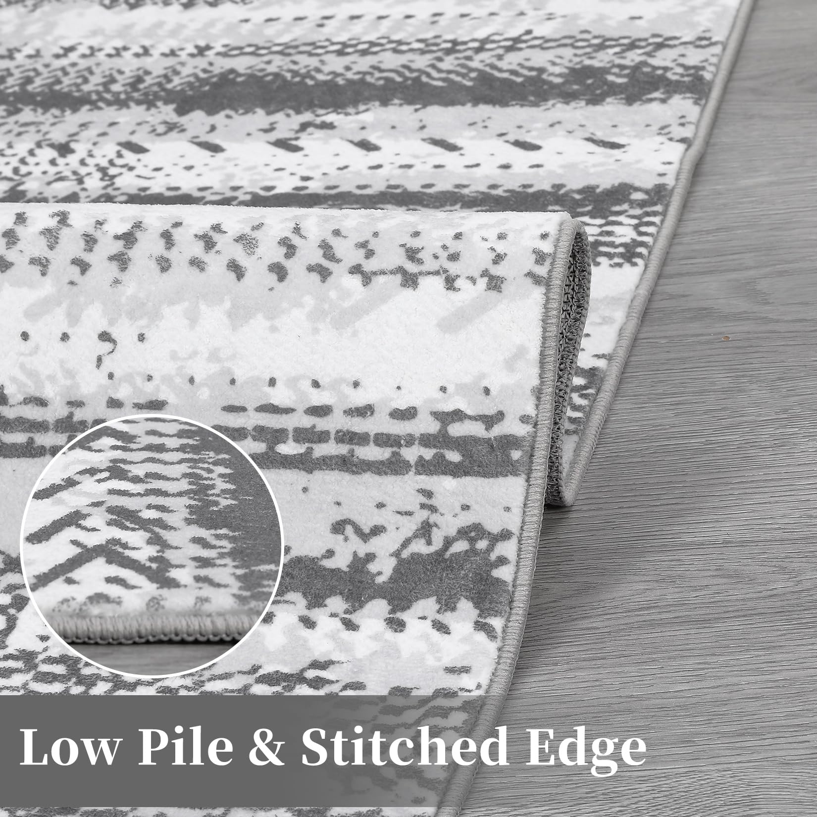 ROYHOME Area Rug 9x12 Washable Area Rug Bedroom Living Room Boho Area ...