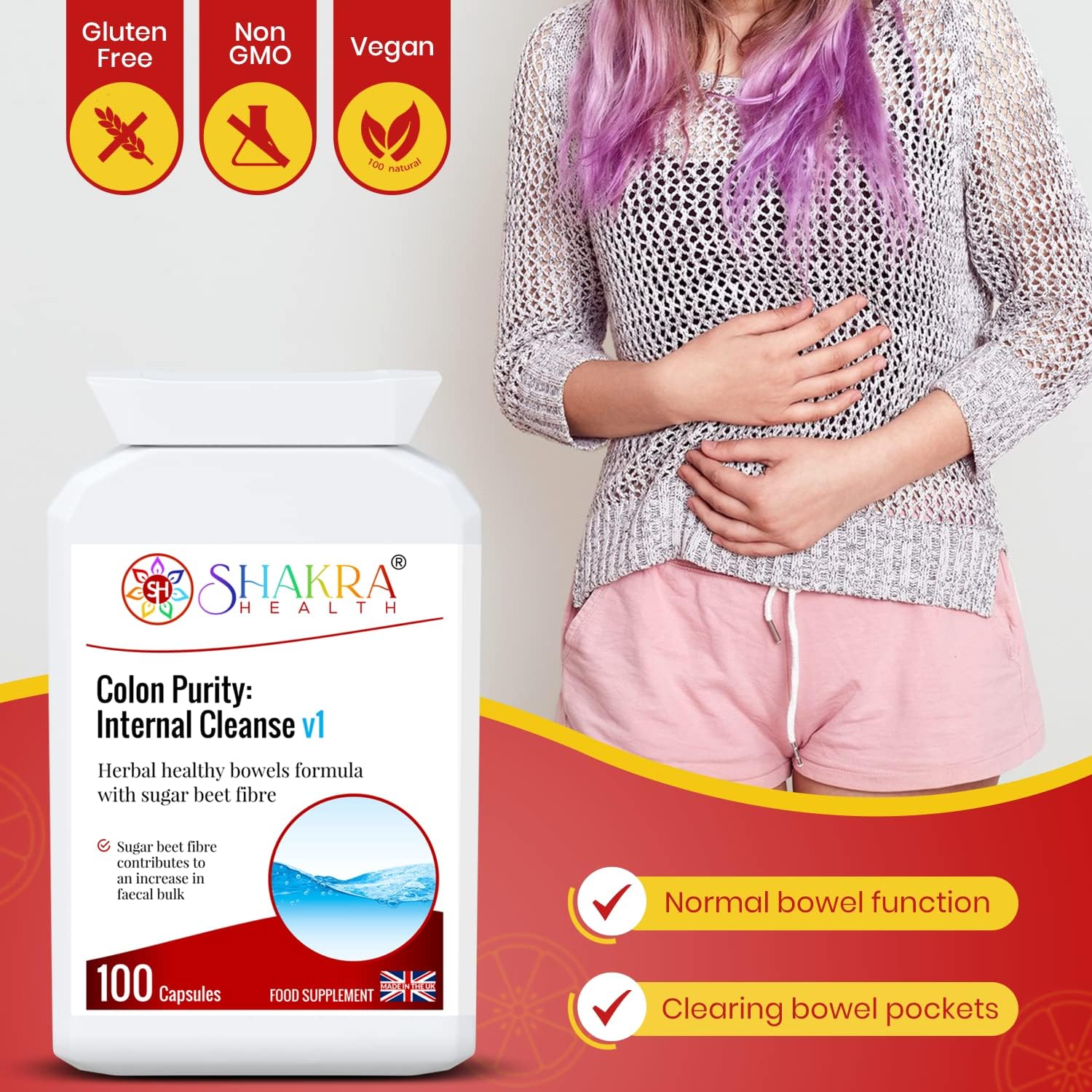 Colon Purity: Internal Cleanse v1 | Fibre Enriched Vegetarian Herbal ...