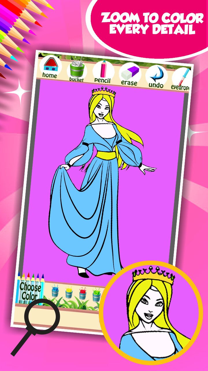 Beauty Queen Coloring Book - App on Amazon Appstore