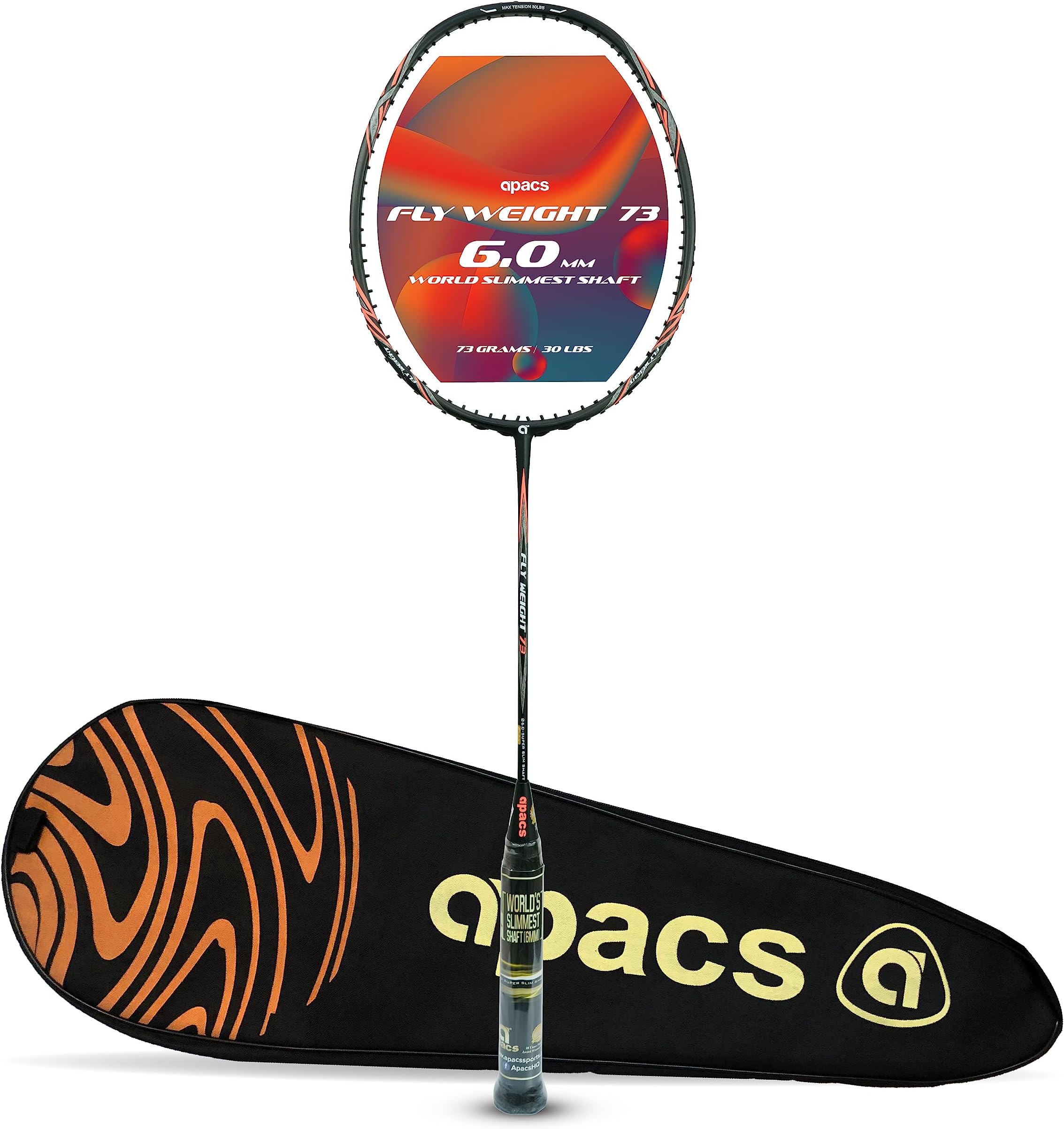 Buy Apacs Fly Weight 73 (Ultralight Weight 73g, 6mm Slim Shaft) Made in ...
