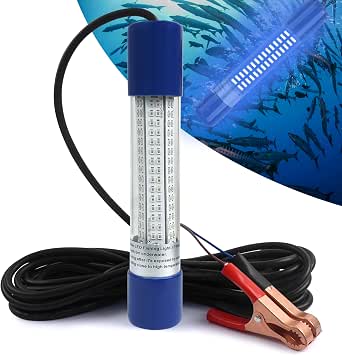 Underwater Fishing Light 1600 Lumens 10.8W 12V 24V Submersible Fishing ...