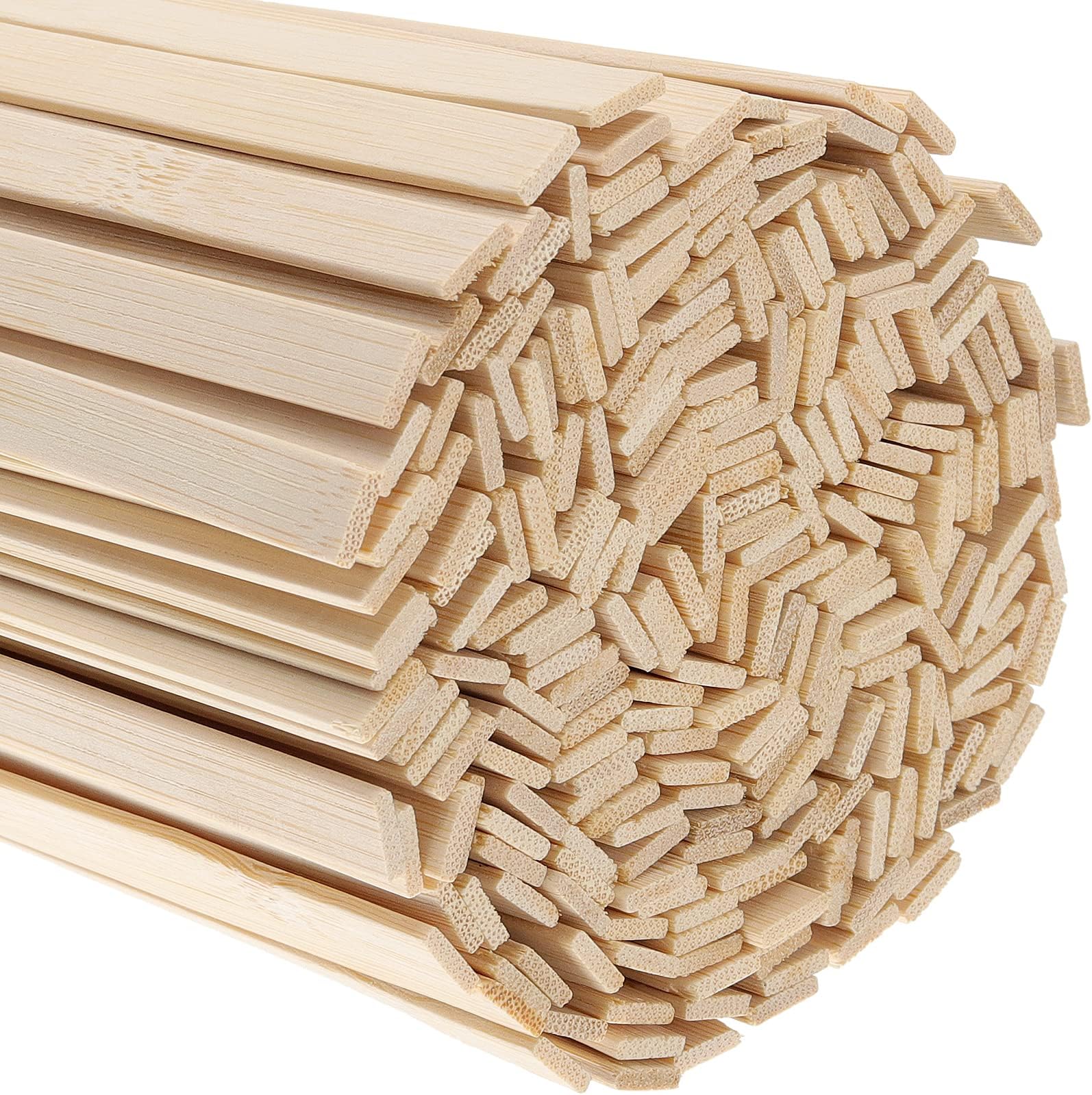 Amazon.com: HAKZEON 300 PCS 15.5 Inch Natural Bamboo Sticks, Extra-Long ...
