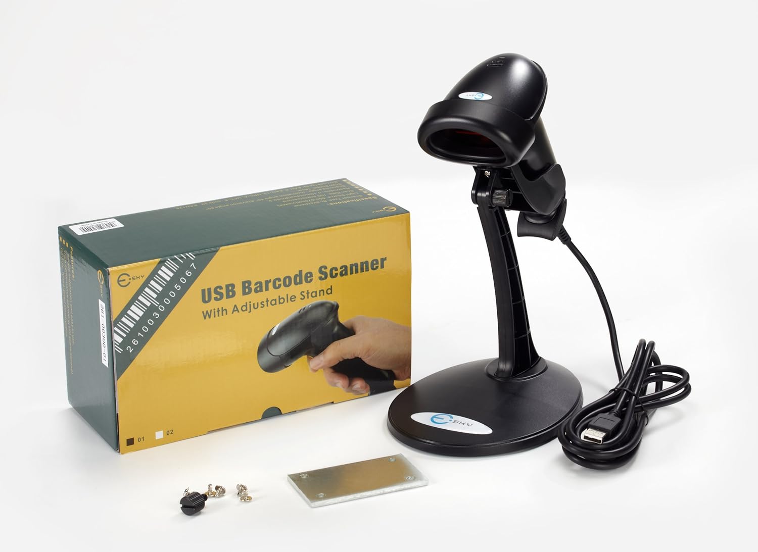 iCleverà Lecteur Codes Barres Laser USB Automatique Scanner Barcode ...