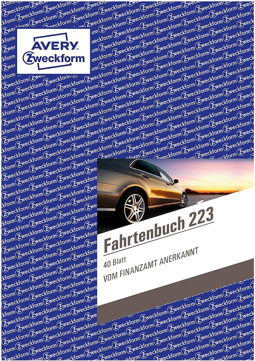 Avery Zweckform Logbook with Fiscal Kilometre Evidence and Annual ...