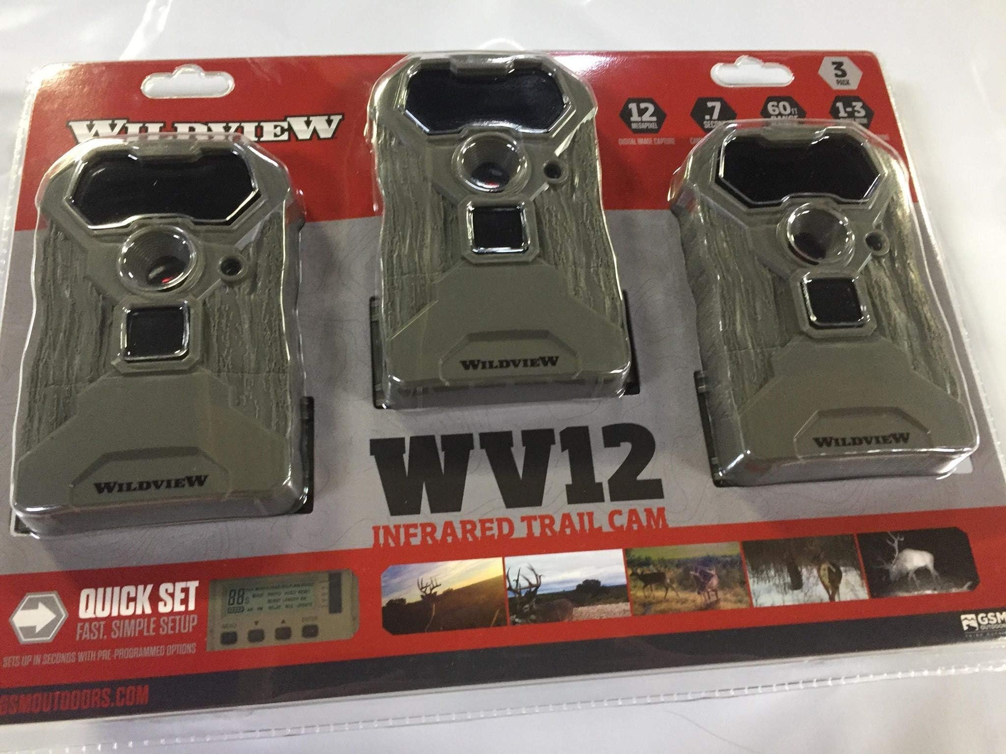 Amazon.com: Wildview New 3 Pack WV12 Infrared Trail Cam : Sports & Outdoors