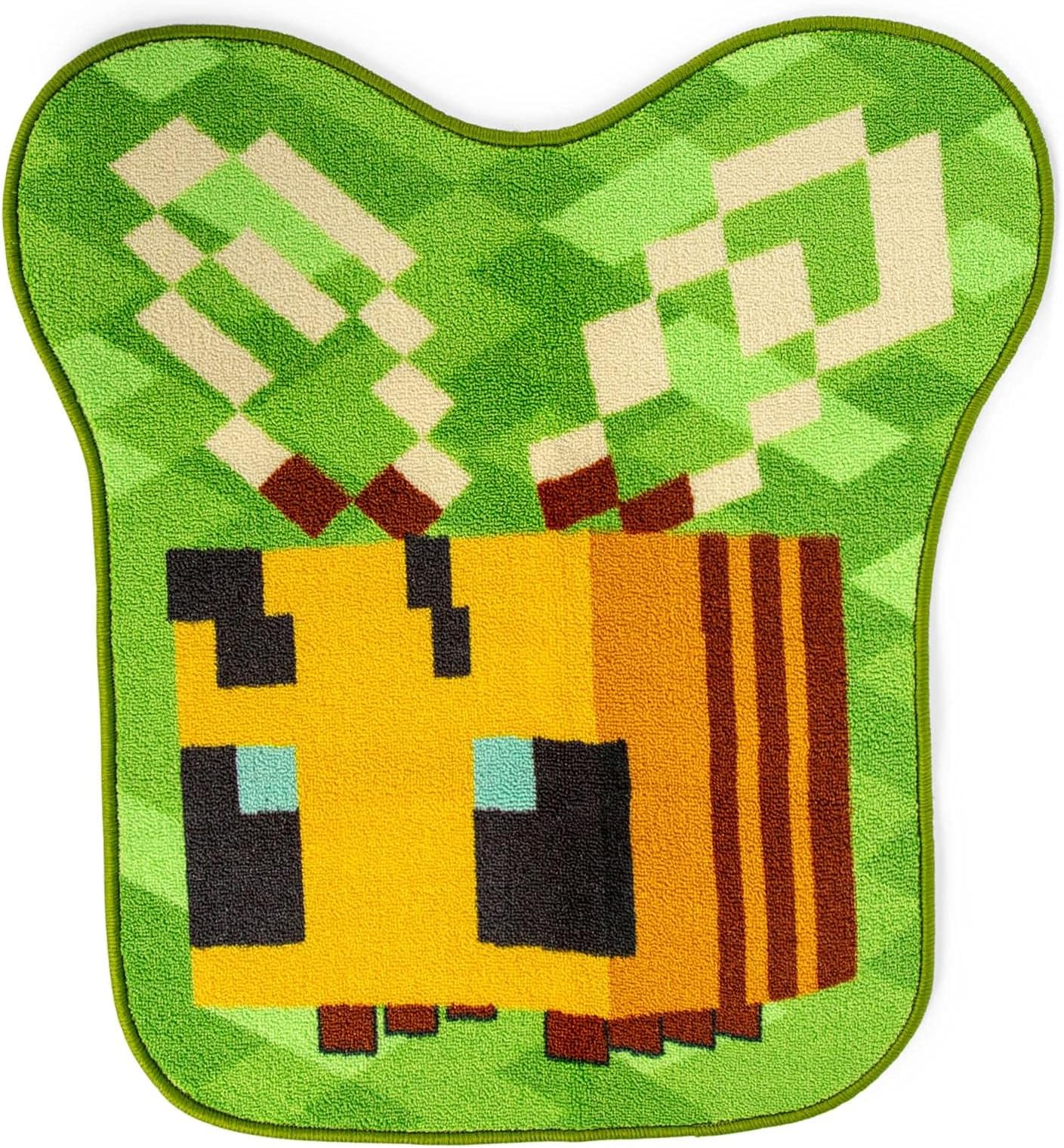 Amazon.com: Ukonic Minecraft Train Rail Area Rug | Indoor Floor Mat ...