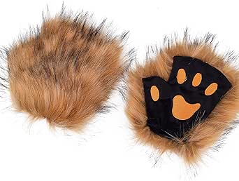 Amazon.com: Large Furry Paw Cosplay Toe Beans Anime COSPLAY Halloween ...