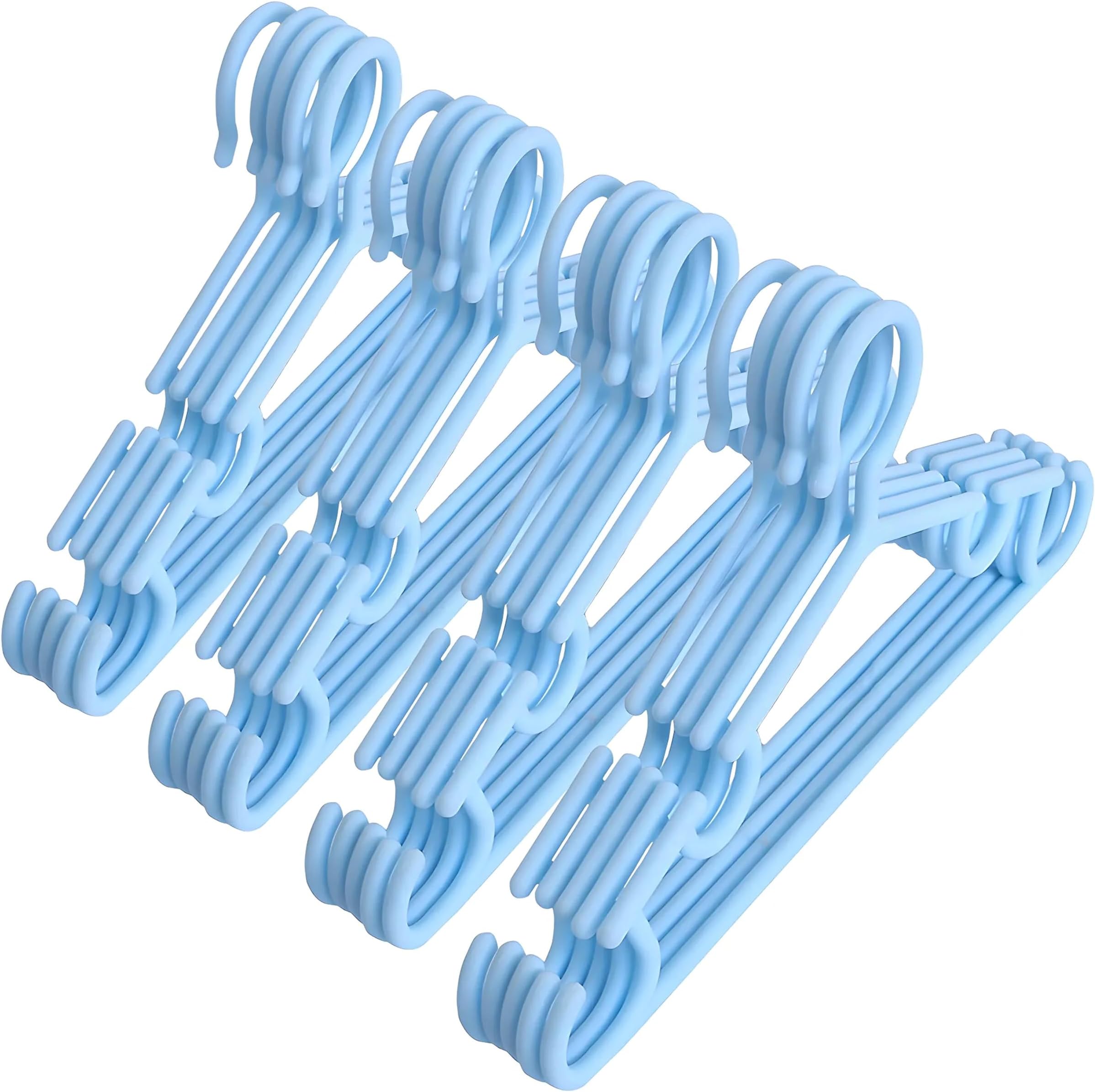 Kuber Industries Plastic 12 Pcs Baby Hanger Set for Wardrobe|Wide ...