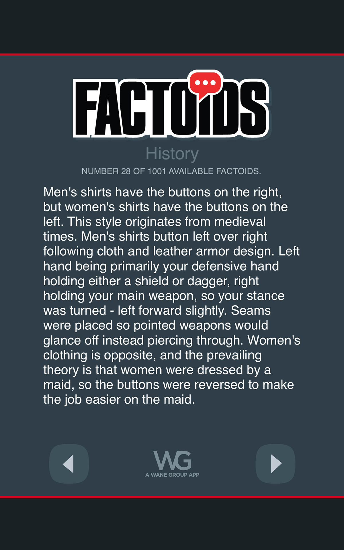 Factoids: A Collection of Useless Facts - App on Amazon Appstore