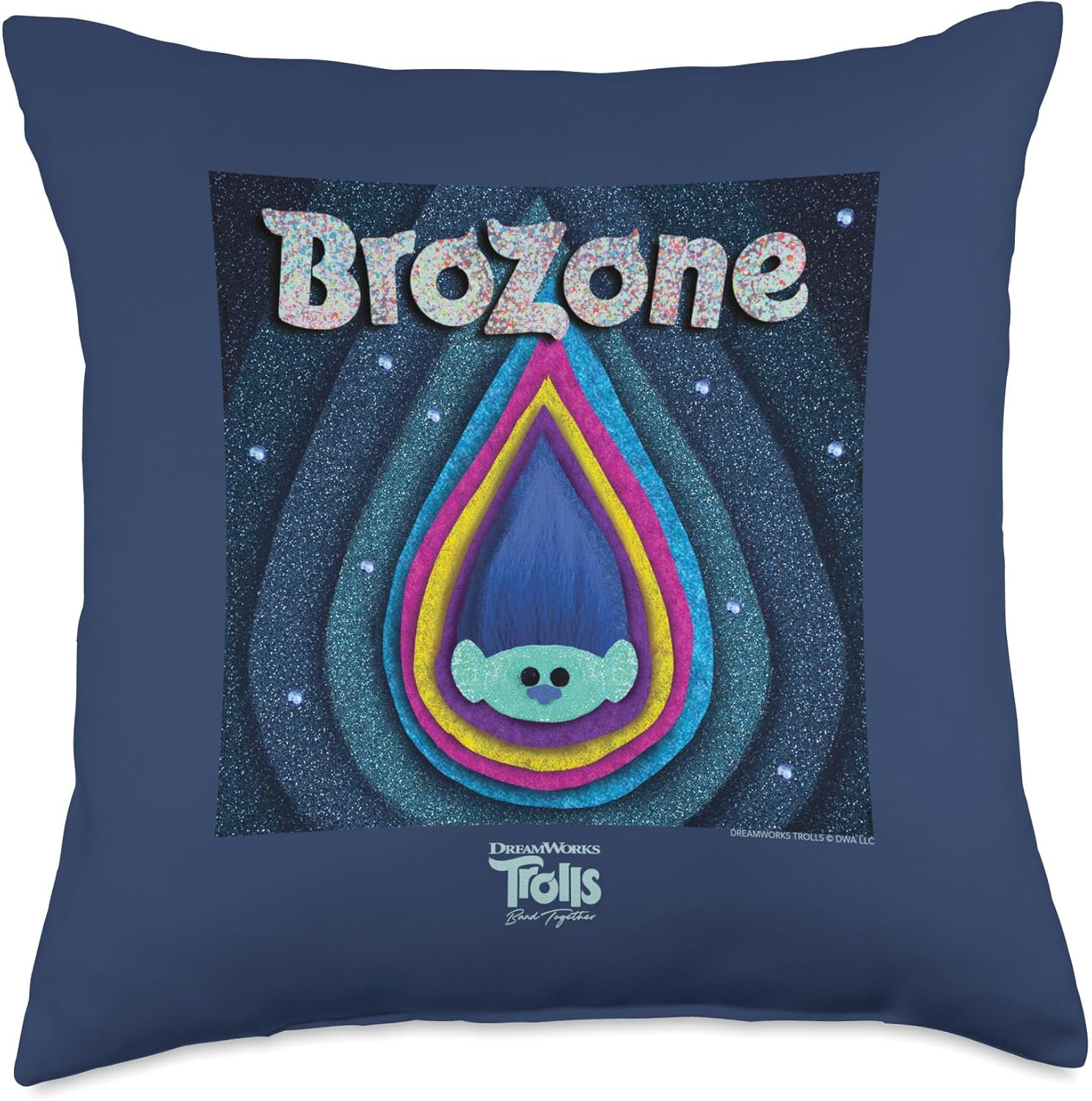 Amazon.com: DreamWorks Trolls Band Together Brozone Baby Branch Throw ...