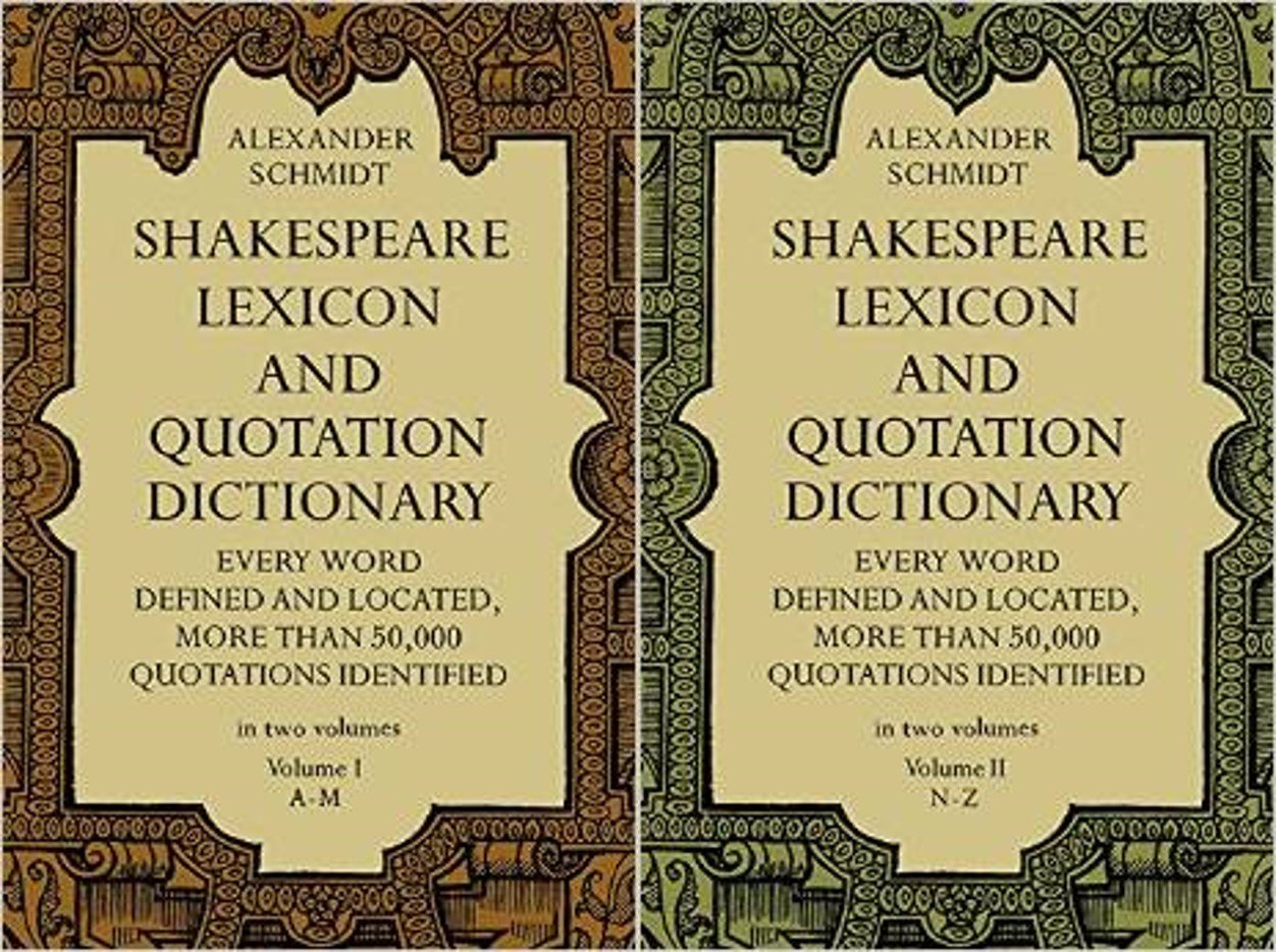 Shakespeare Lexicon and Quotation Dictionary: A Complete Dictionary of ...