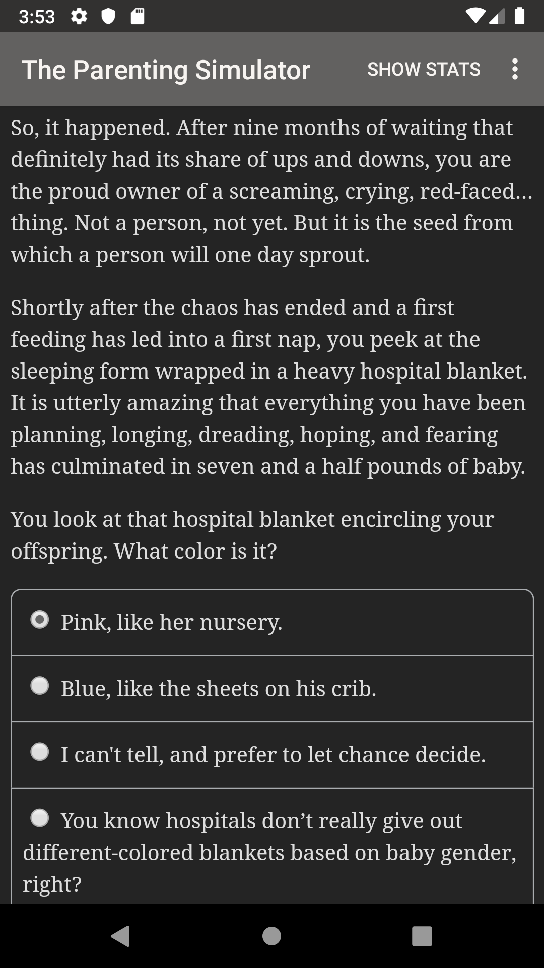 The Parenting Simulator - App on the Amazon Appstore