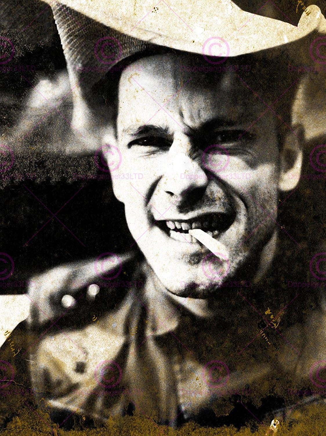 Amazon.com: Doppelganger33 LTD Vintage Portrait Hank Williams Country ...