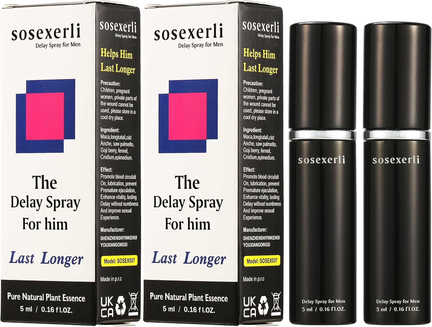 Amazon.com: The Delay Spray for Men, Effectively Enhanced-Extends Men's ...