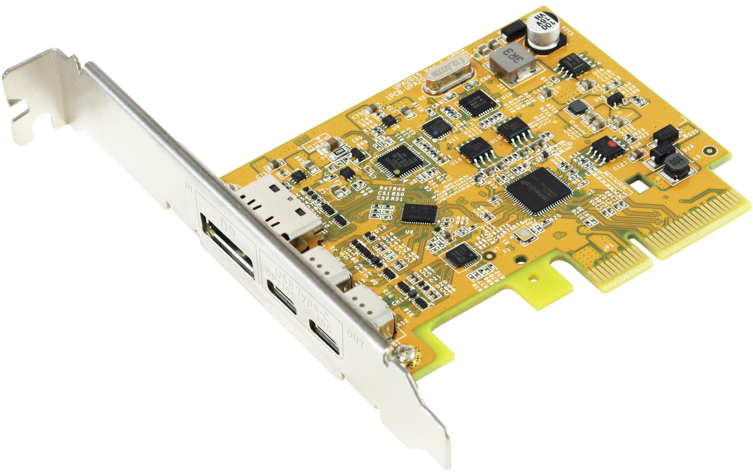 Sunix UPA2015 PCI Express Card USB 3.2 Gen2 10G DP Alt Mode PCI Express ...
