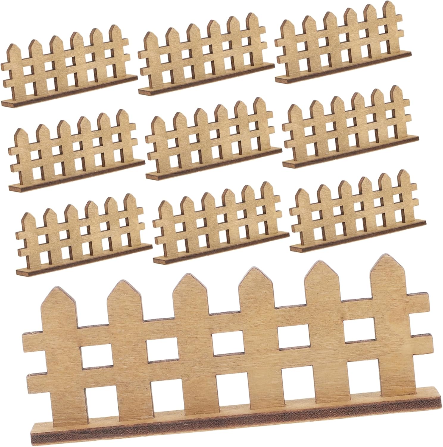 Amazon.com: ORFOFE Miniature Fence Panels 10pcs Wooden Mini Fences for ...