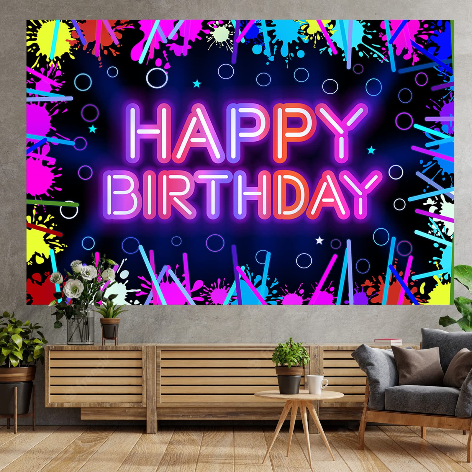 Neon Photography Backdrop