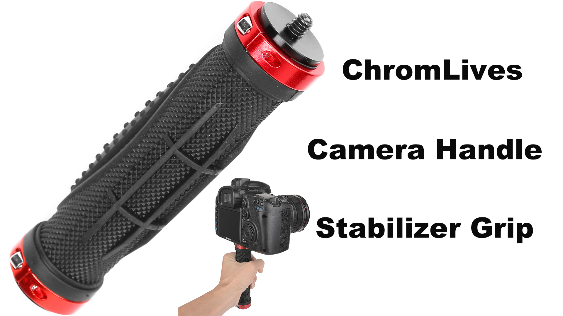 ChromLives Camera Handle Grip Support Mount Universal Handlegrip Camera ...