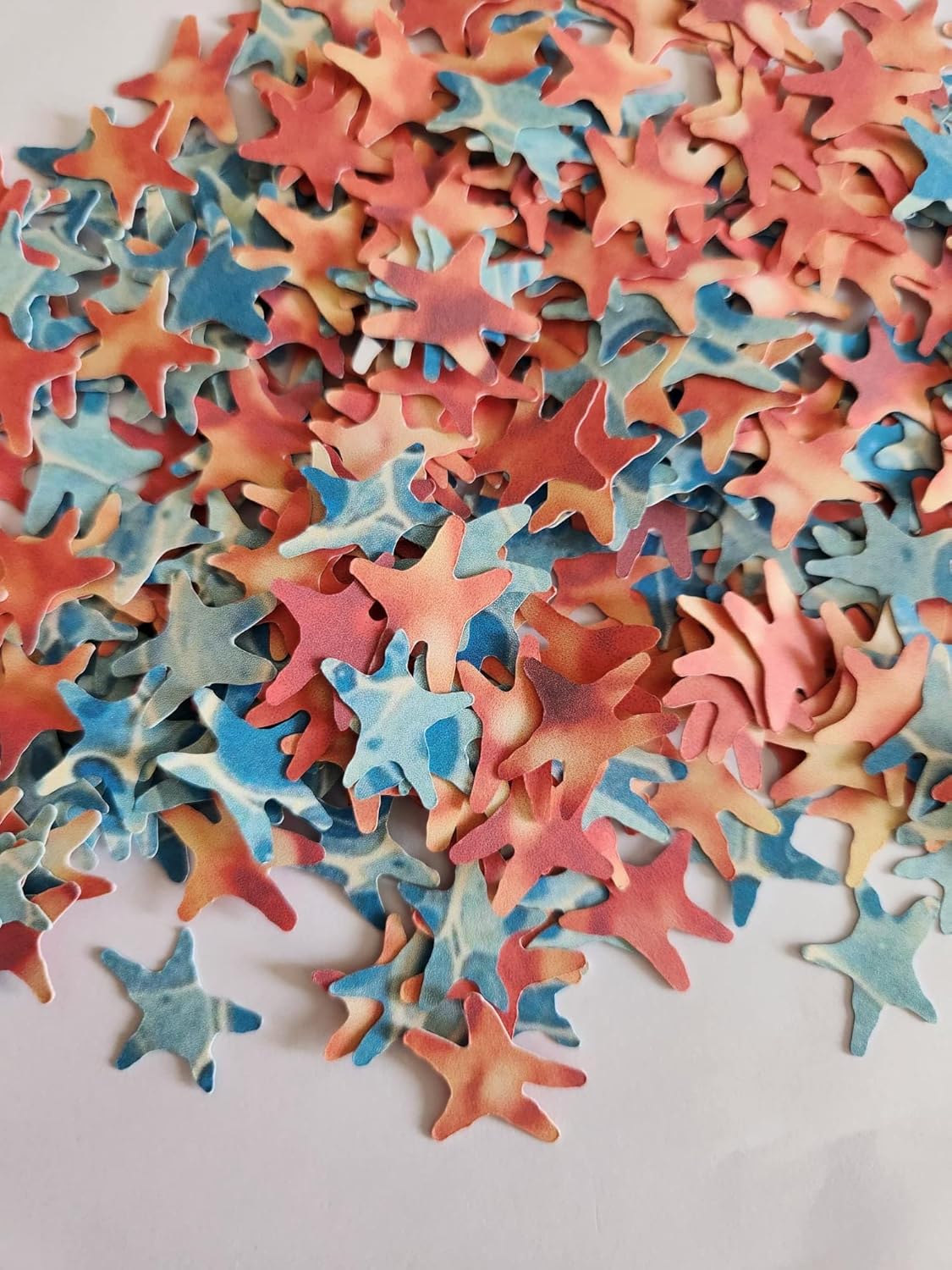 Amazon.com: Starfish Confetti (455), Orange and Blue Starfish, Paper ...