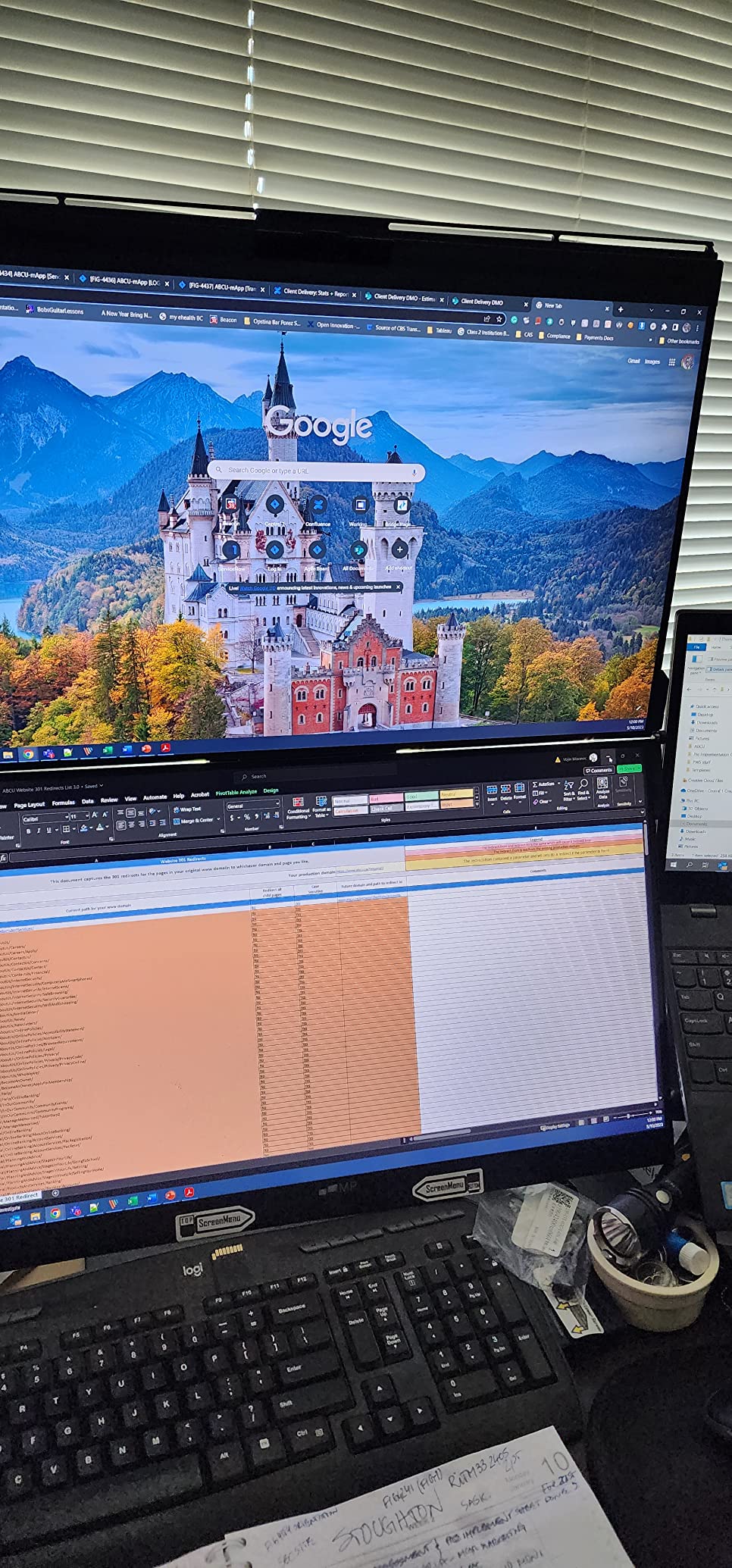 $23/mo - Finance Mobile Pixels Geminos 2 x 24 inch FHD Stacked Computer ...