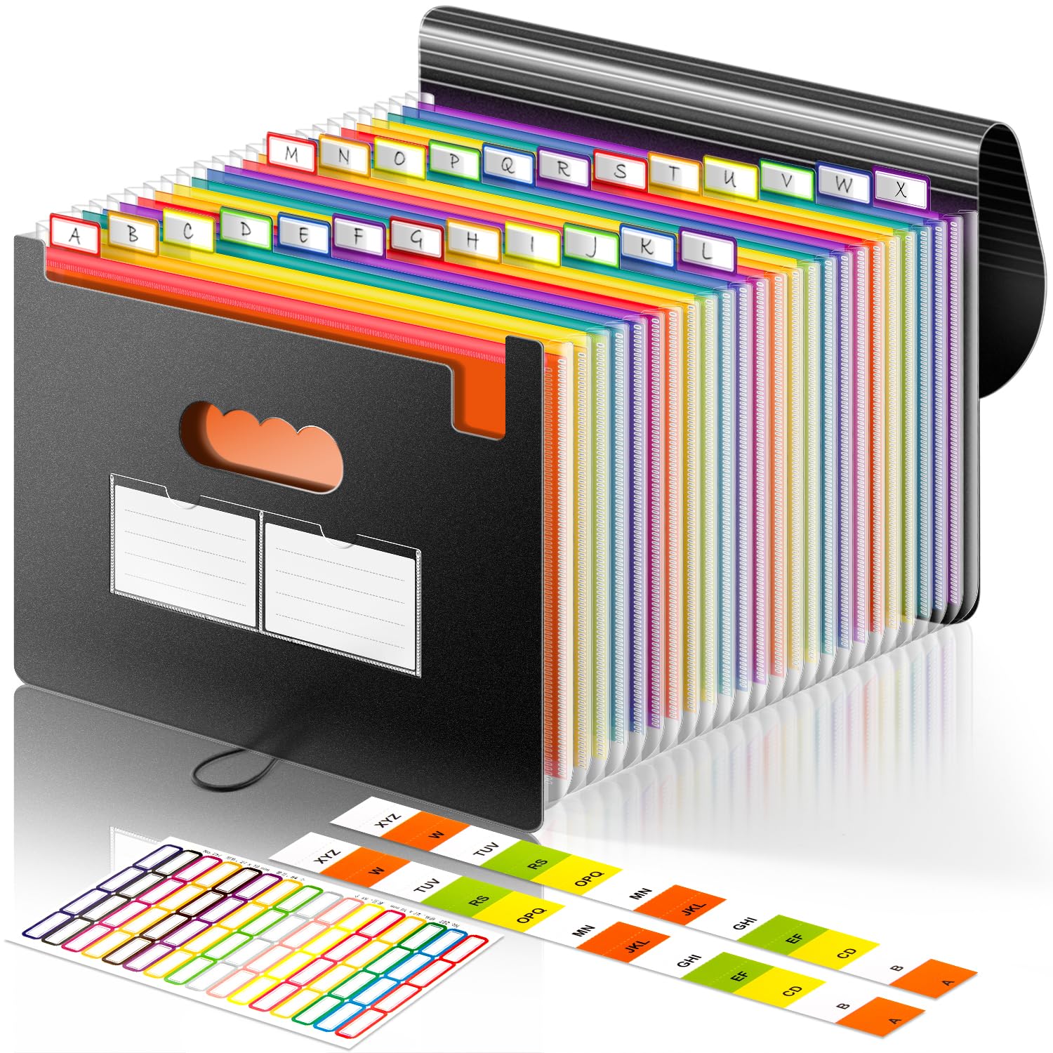 Snapklik.com : Timart Accordion File Organizer, 24 Pockets Expanding ...