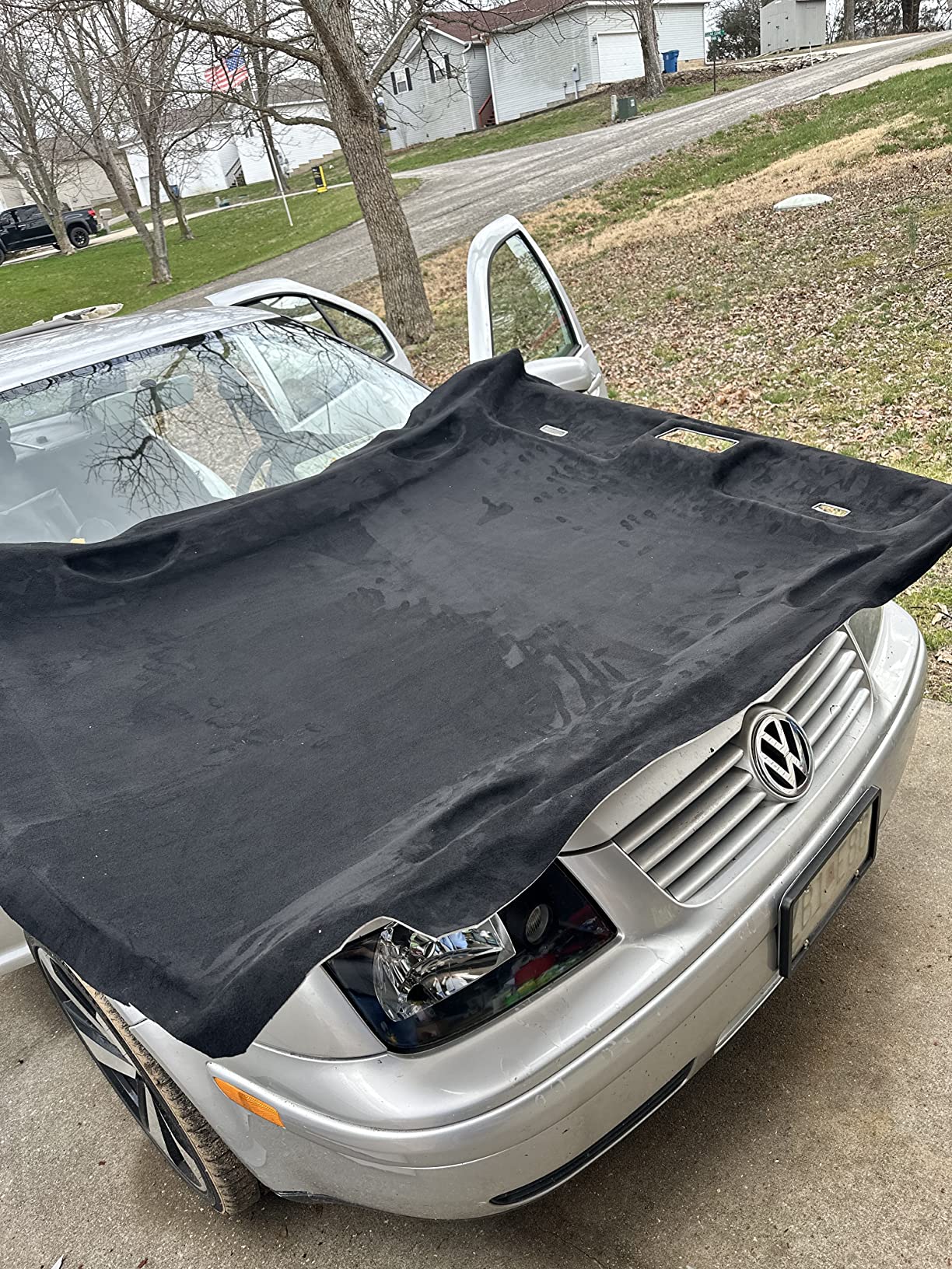 $8/mo - Finance Suede Headliner Fabric with Foam Backing Material ...