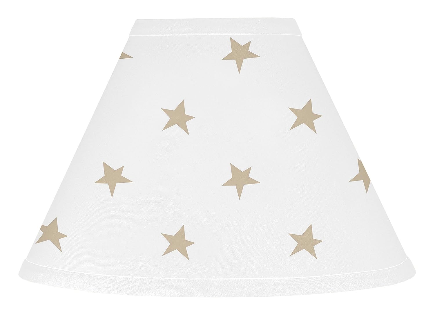 Amazon.com: Sweet Jojo Designs Gold and White Star Lamp Shade for ...