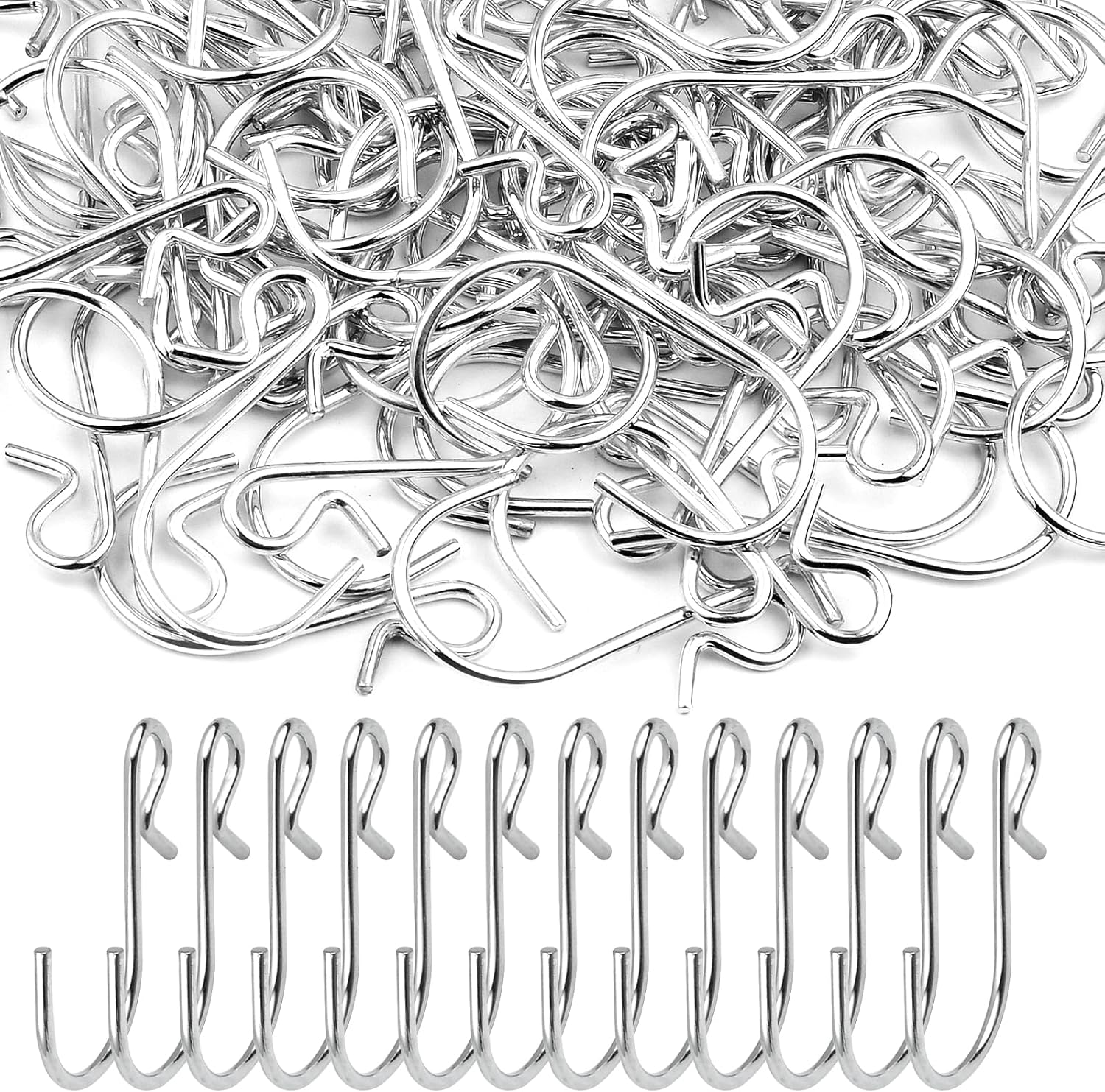 Amazon.com: Akamino 100 Pack S Shaped Metal Hooks, S Shaped Stainless ...