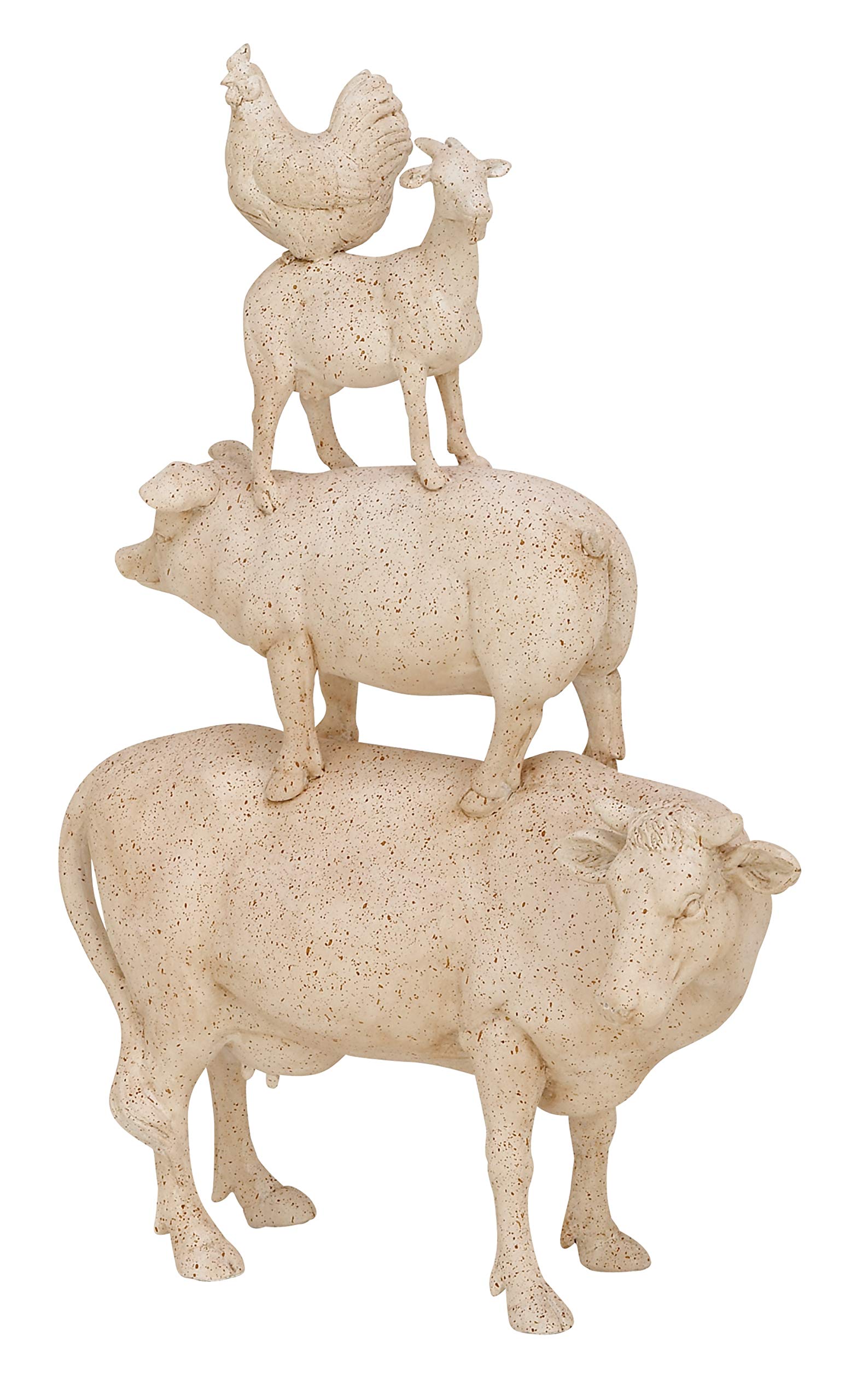 Snapklik.com : Deco 79 Polystone Farm Animals Decorative Sculpture ...