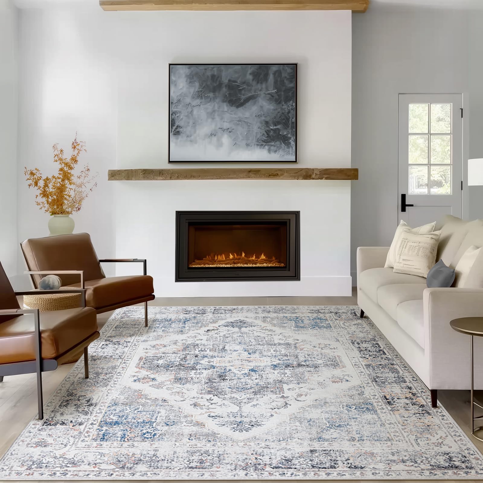 Amazon.com: jinchan Washable Large Area Rug 6x9 Accent Rug for Living ...