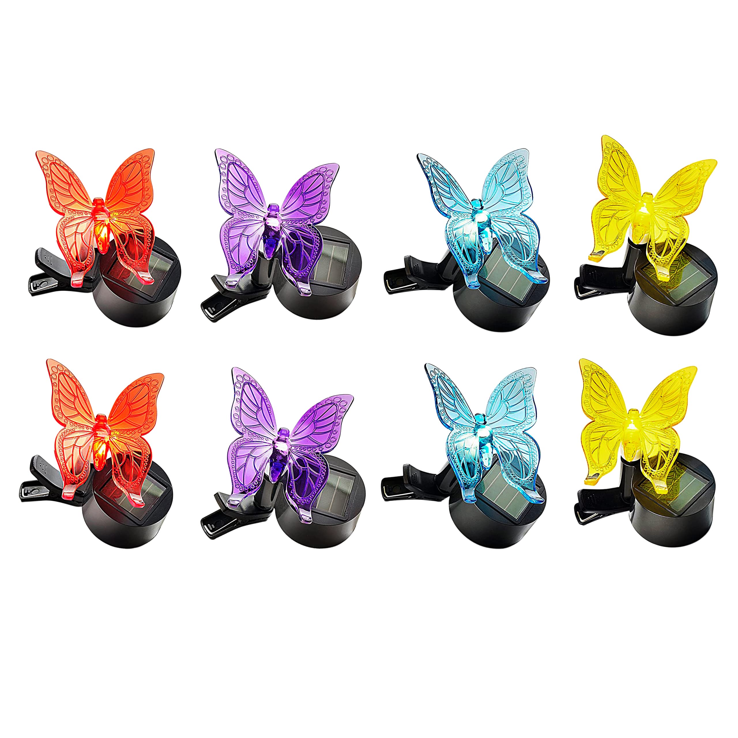 Solar Clip On Butterflies