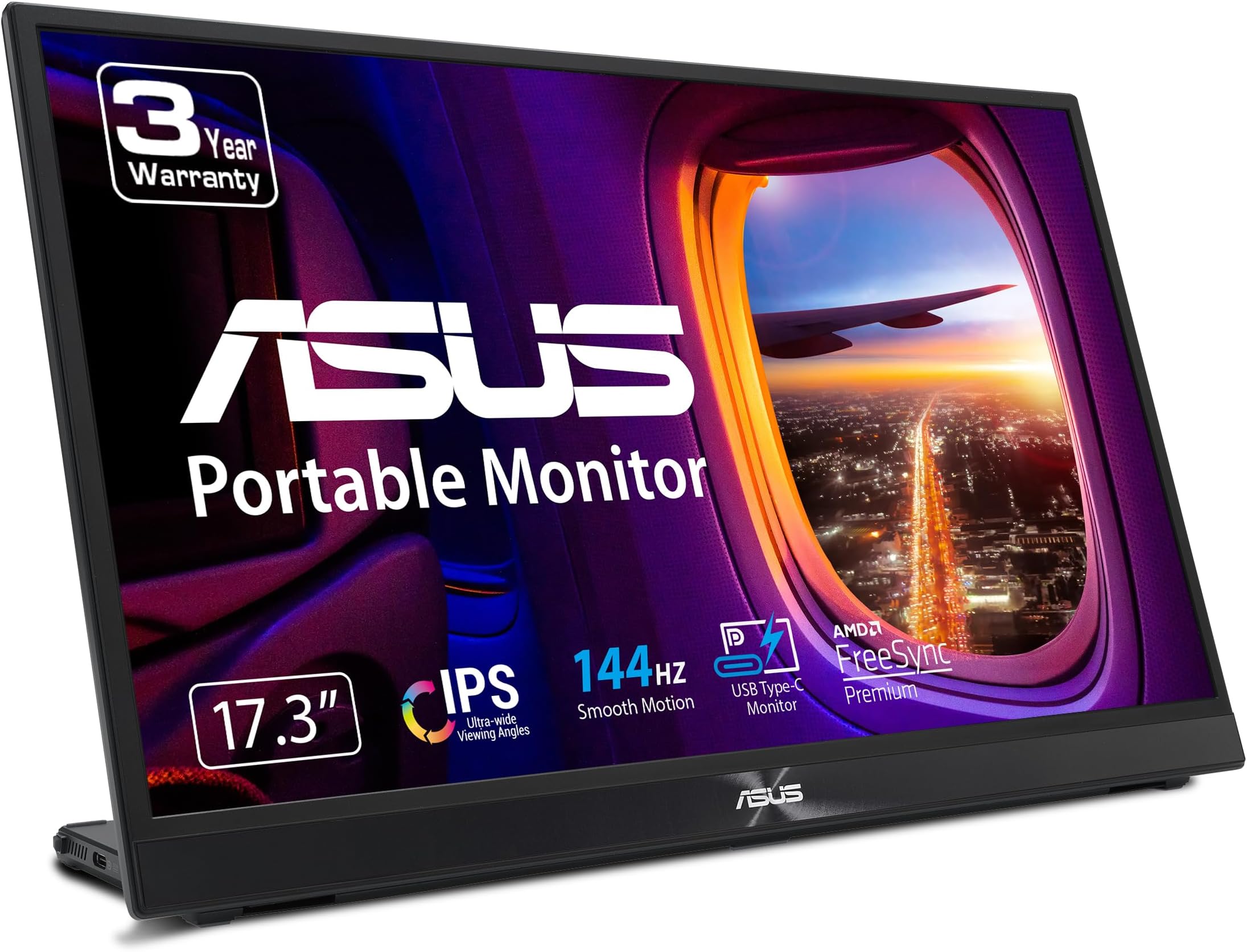 Amazon.com: ASUS ZenScreen 17” 1080P Portable USB Monitor (MB17AHG ...
