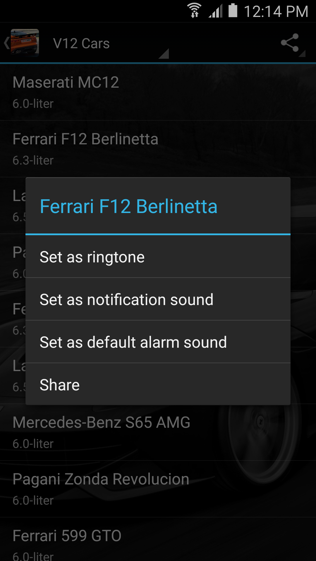 Best Sounding V8 and V12 Cars - App on the Amazon Appstore