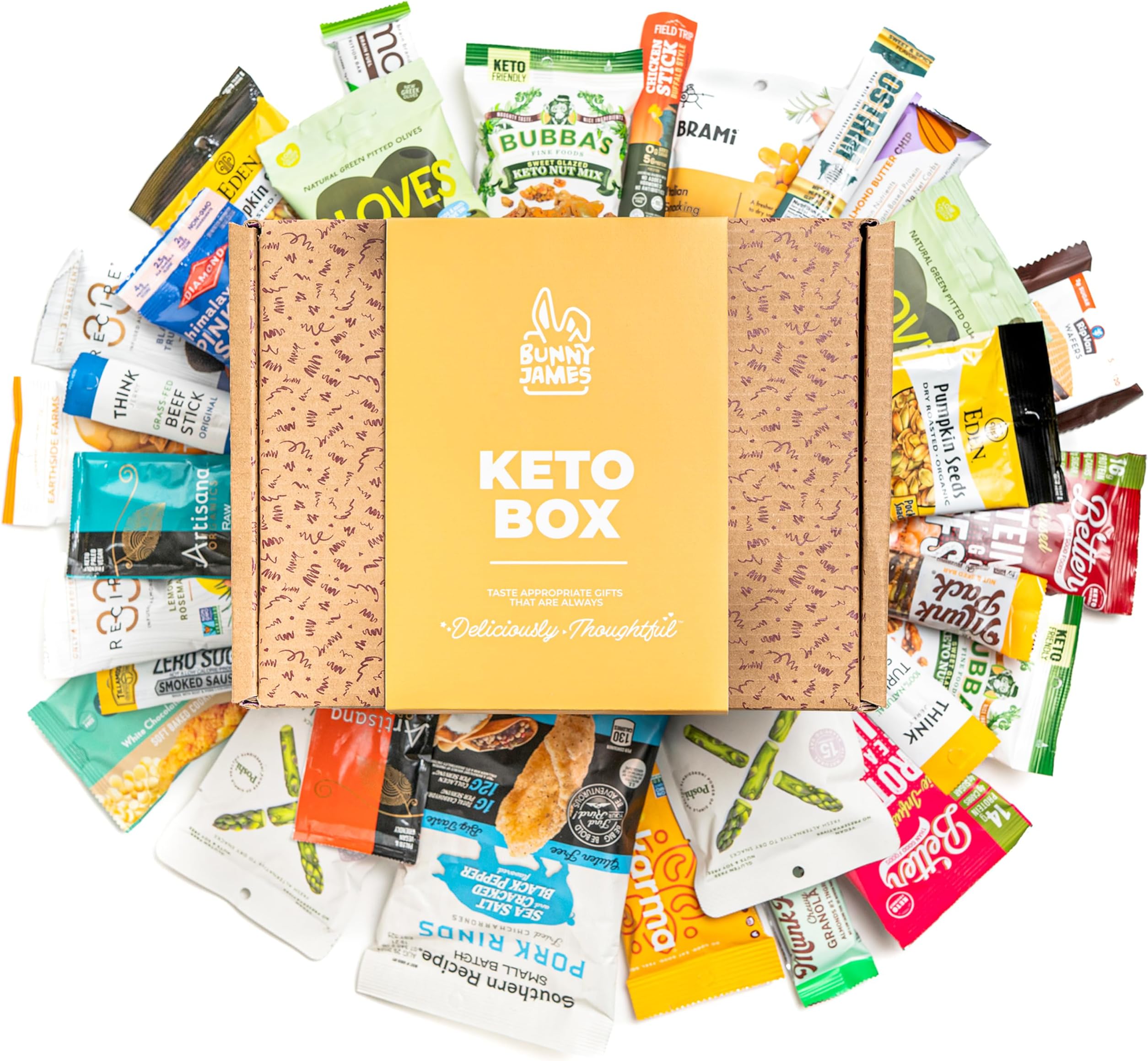 Amazon.com : Ultimate Keto Snack Gift Basket - Low Carb (5G or less ...